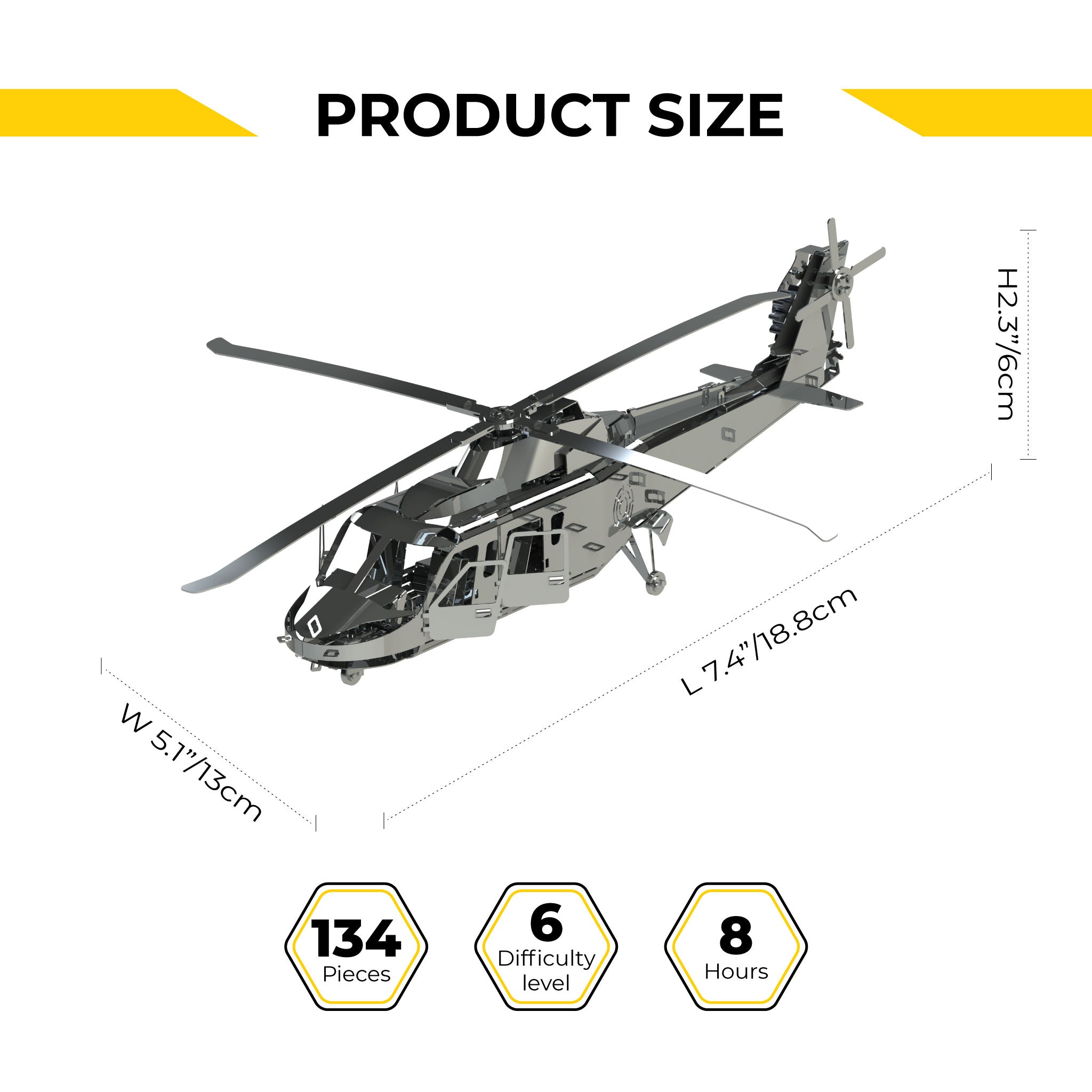 🚁 Lifting Spirit Helicopter – Build Your Own Metal Mechanical Model by ...