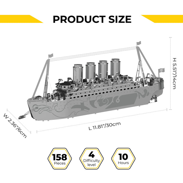 🌊 Lost at Sea Ocean Ship – Build Your Own Metal Mechanical Model by Me ...