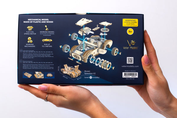 Speedster V2 - mechanical model kit by Veter Models – Mechanical Models