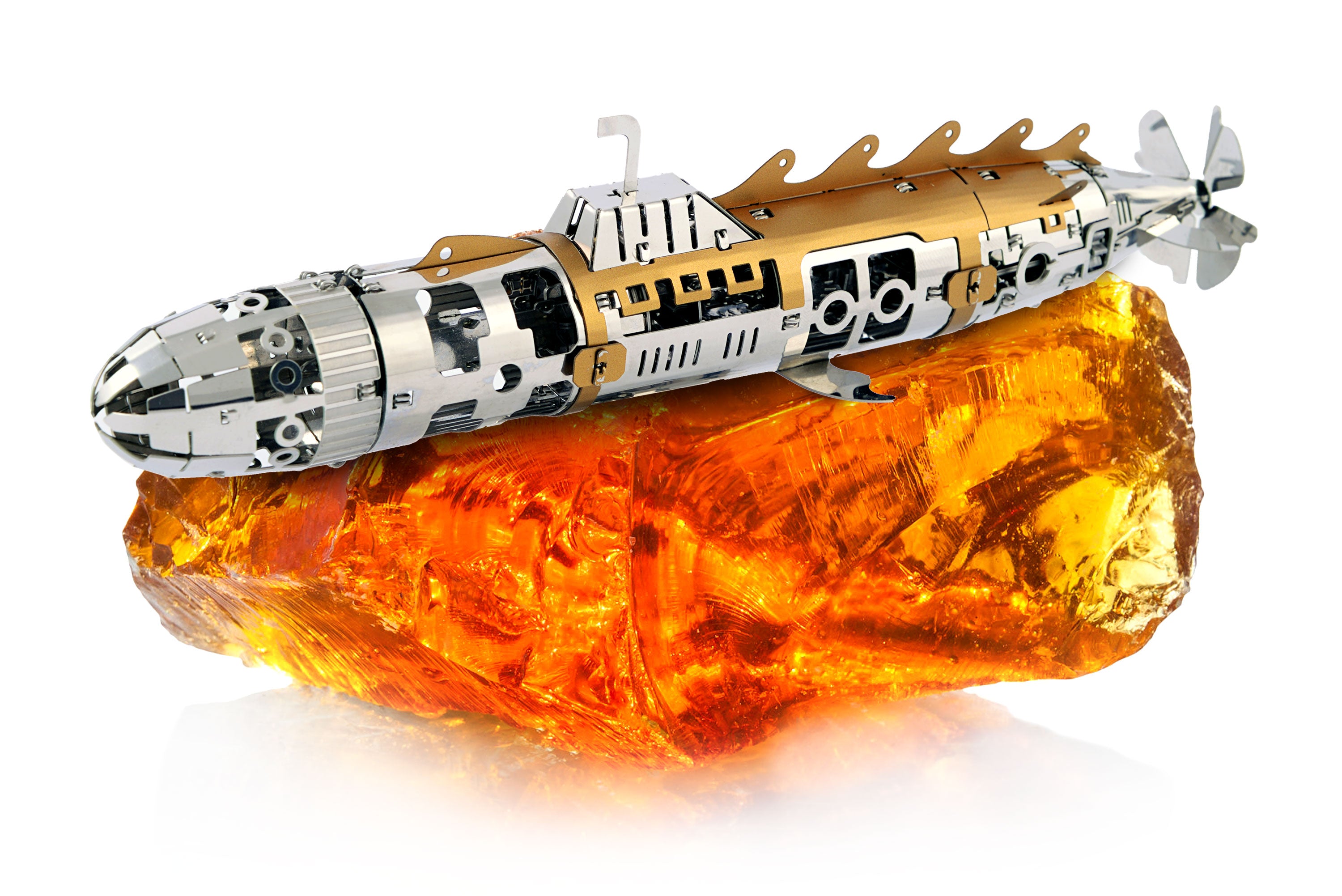 🌊 Elusive Nautilus Submarine – Build Your Own Metal Mechanical Model b ...