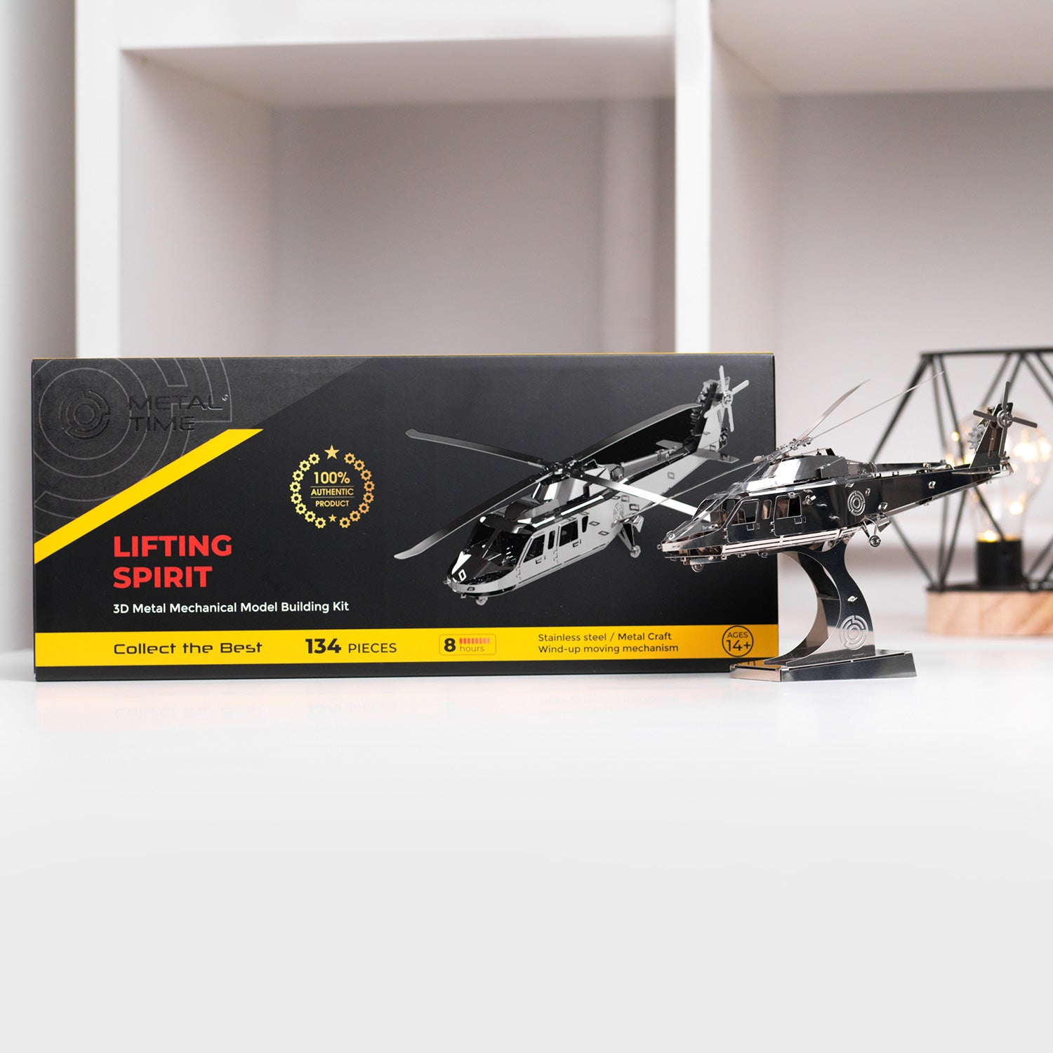 🚁 Lifting Spirit Helicopter – Build Your Own Metal Mechanical Model by ...