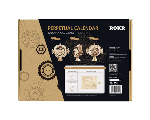 Perpetual calendar - mechanical model by ROKR – Mechanical Models