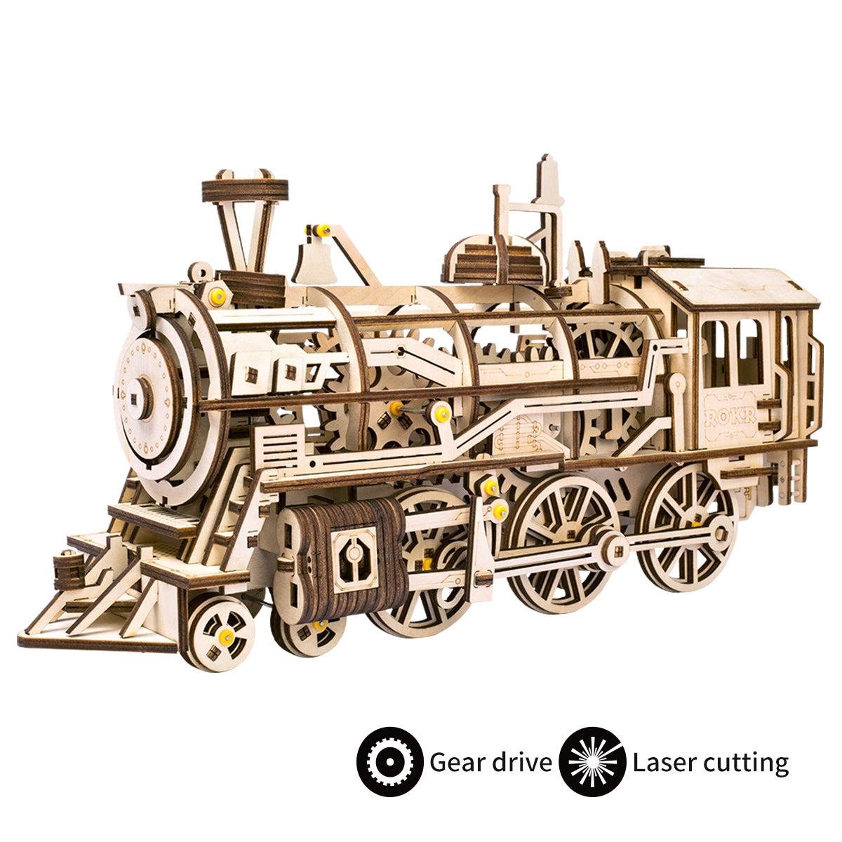 Locomotive - mechanical model by ROKR – Mechanical Models