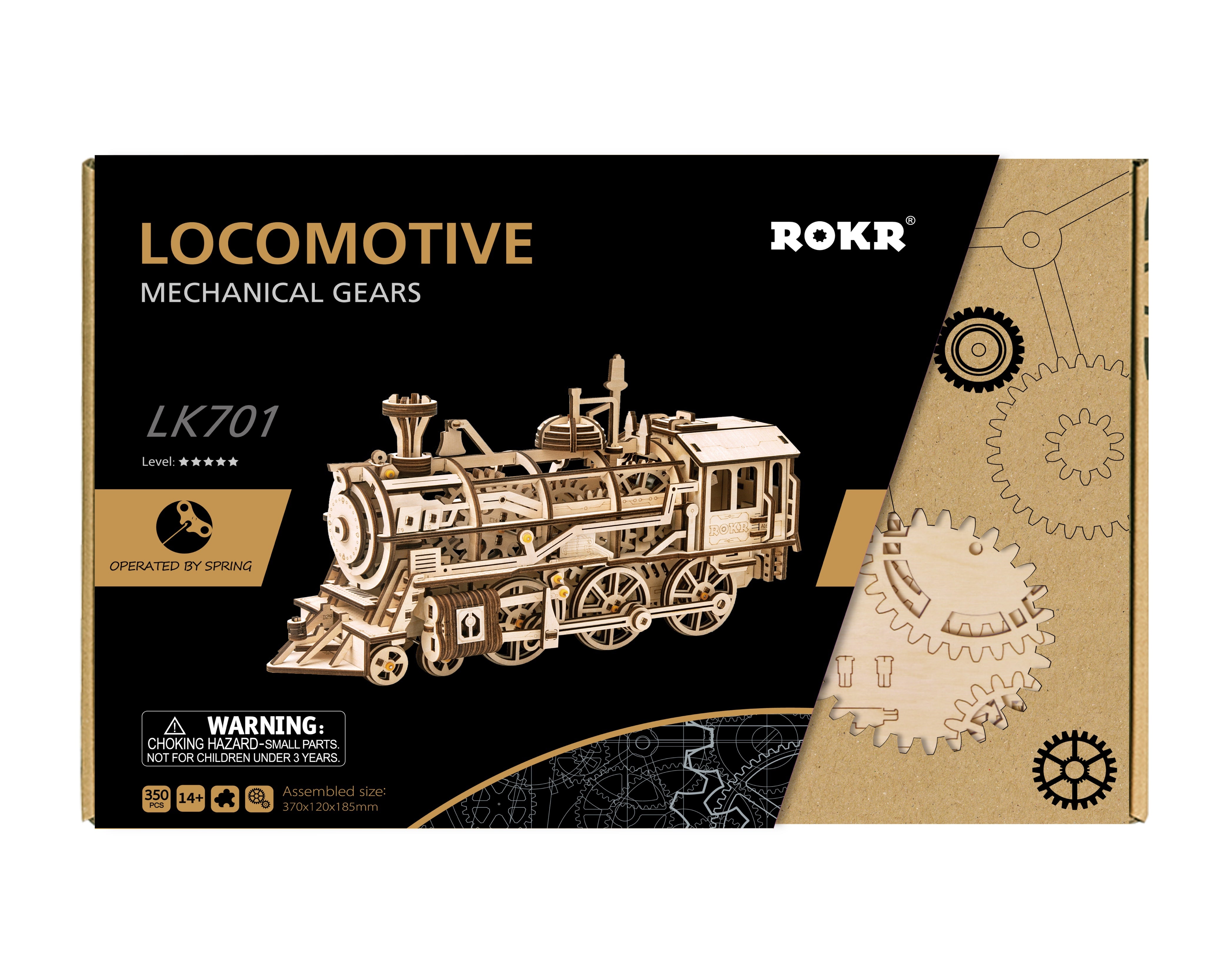 Locomotive - mechanical model by ROKR – Mechanical Models