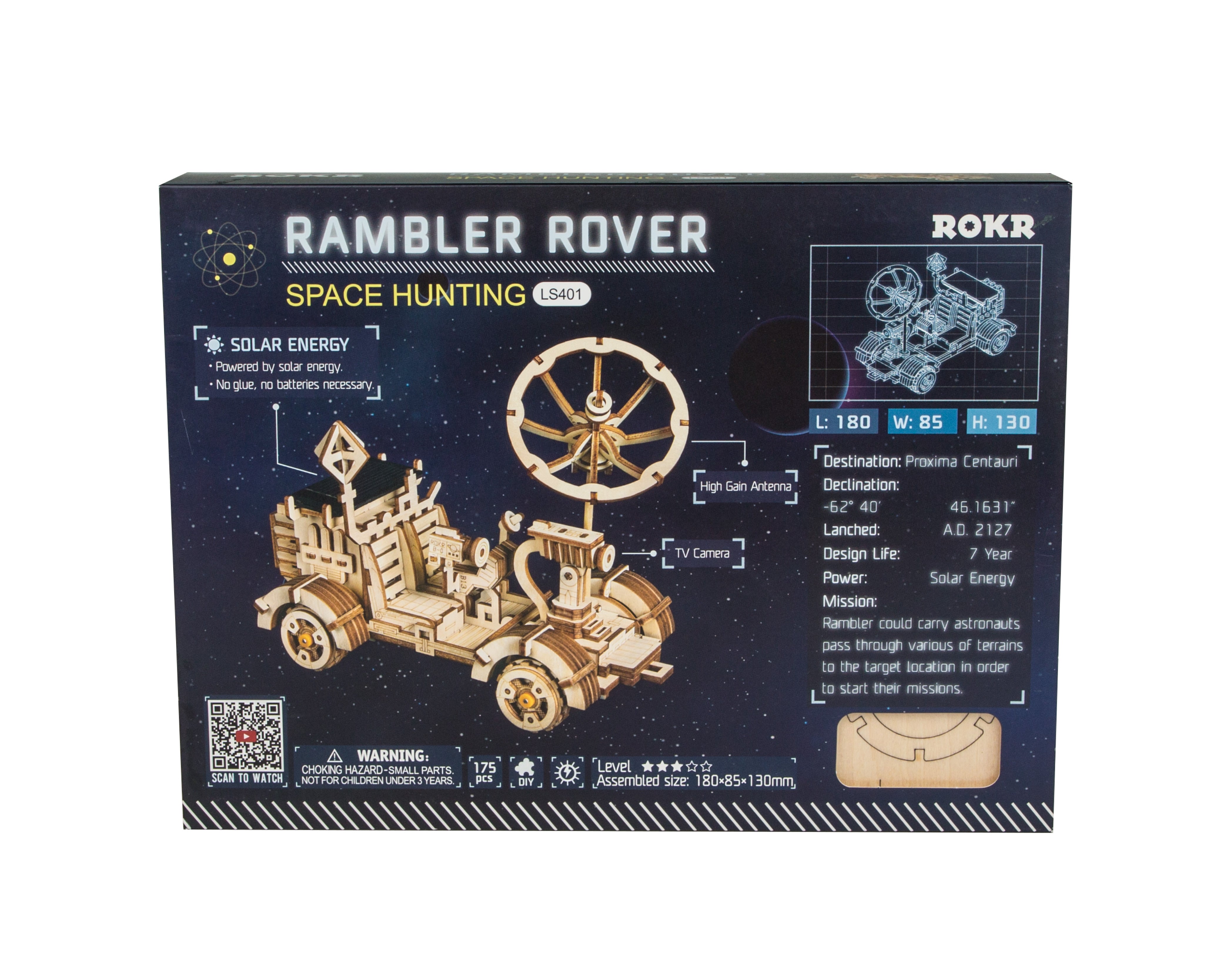 Harbinger Rover - mechanical model kit by ROKR – Mechanical Models