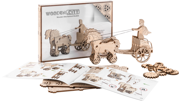 🏛️ Roman Chariot – Build Your Own Mechanical Wooden Model by Wooden Ci ...