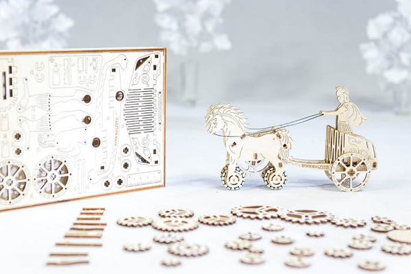 🏛️ Roman Chariot – Build Your Own Mechanical Wooden Model by Wooden Ci ...