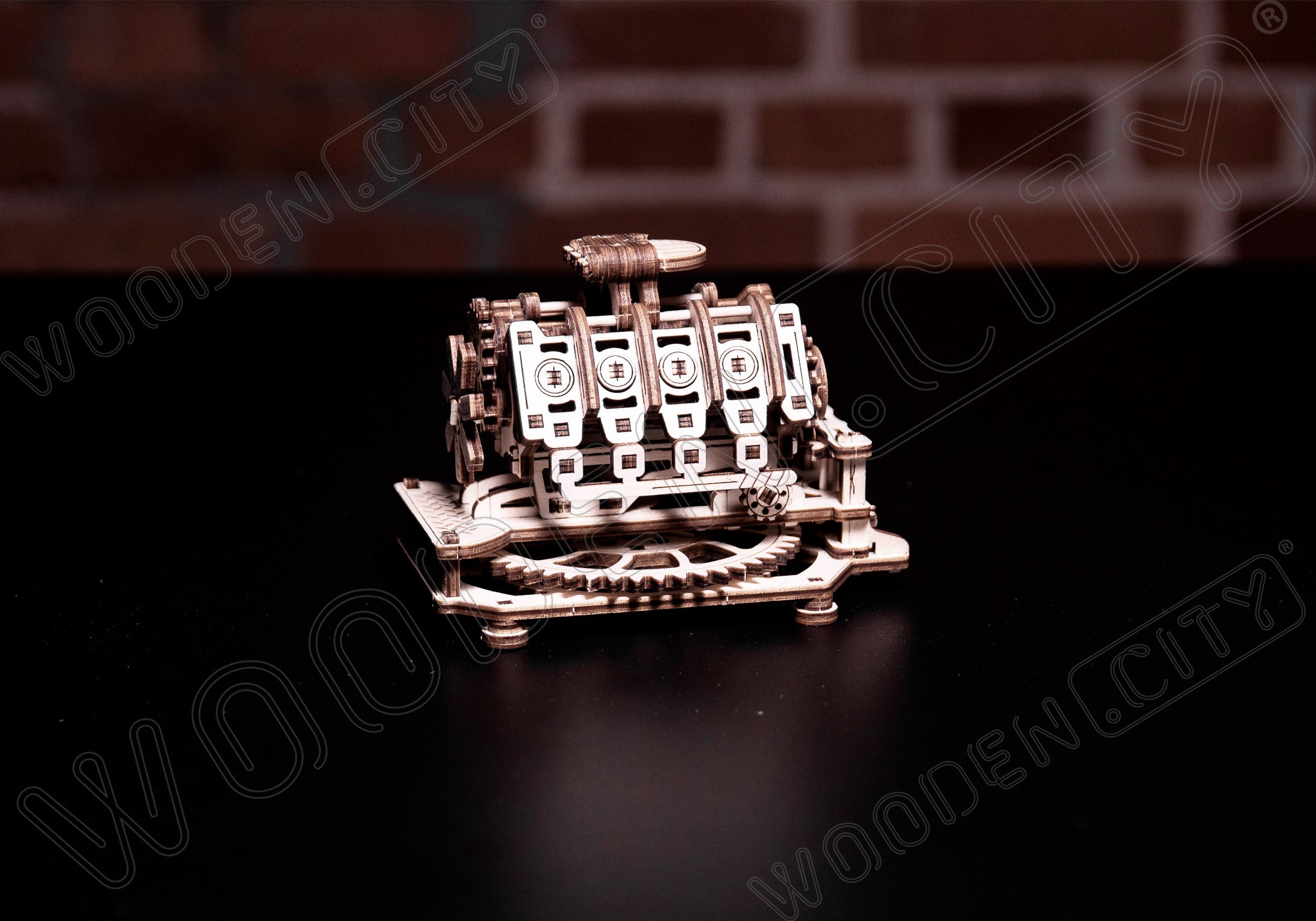V8 Engine - mechanical model by Wooden City – Mechanical Models
