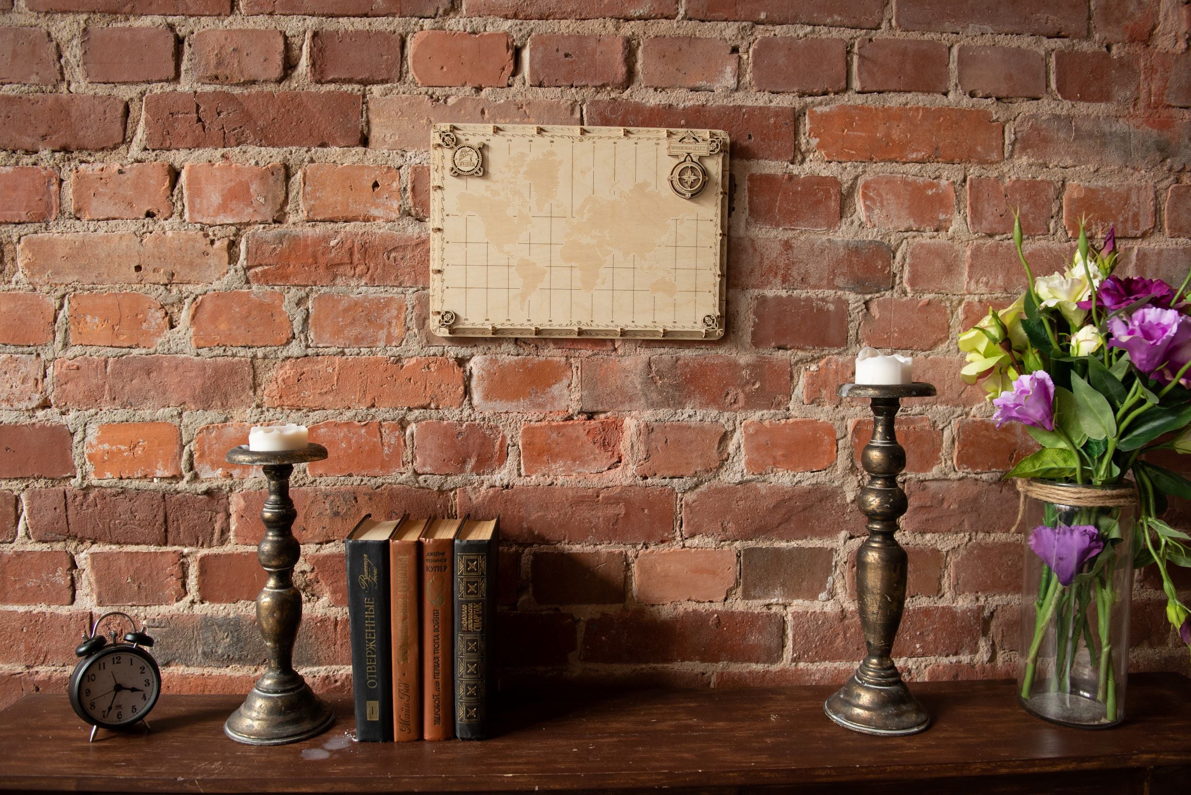 🗺️ World Map Model Kit – Expedition Series “Dots” – Mechanical Models